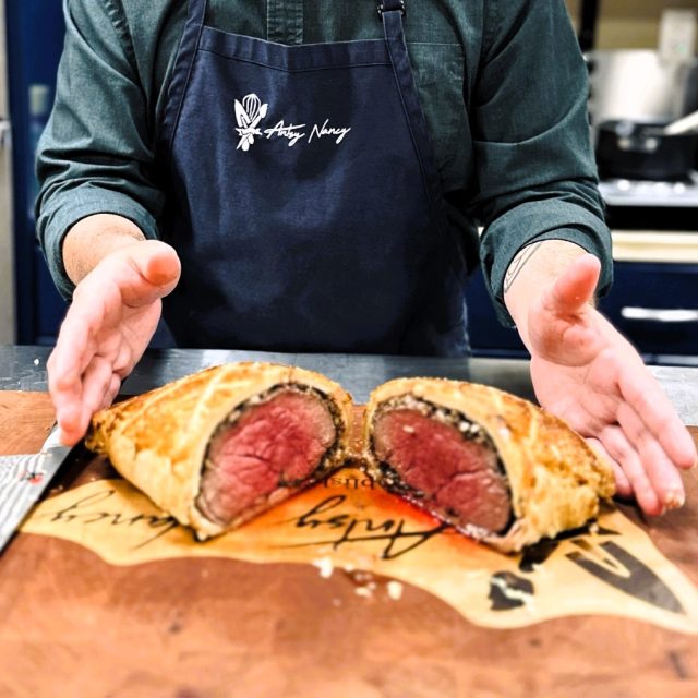 Celebrity Chef Series: Beef Wellington & Lobster Risotto - Antsy Nancy